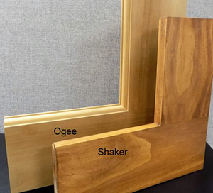 Door panel profiles - Ogee vs Shaker